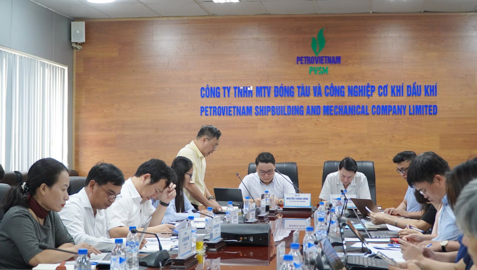 Đoàn công tác Cục phát triển doanh nghiệp nhà nước Bộ tài chính làm việc với PVSM - PVSM